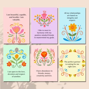 Spring Affirmations Cards Inspiration Affirmations for Change - Etsy