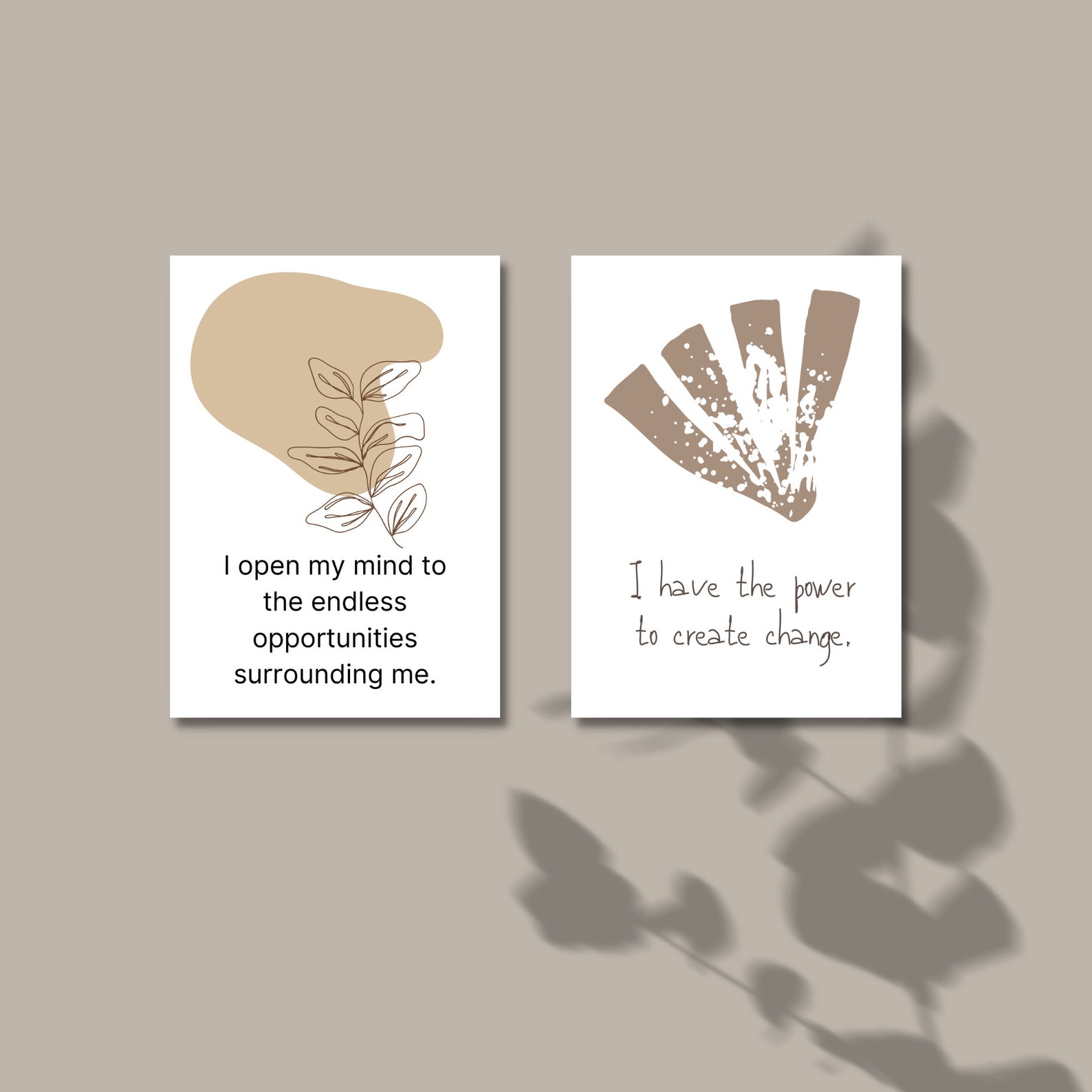 Boho Affirmation Cards Printable Affirmations Boho | Etsy Canada