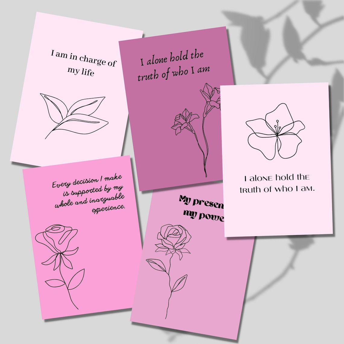 100 Affirmation Cards Digital Download Mindfulness - Etsy
