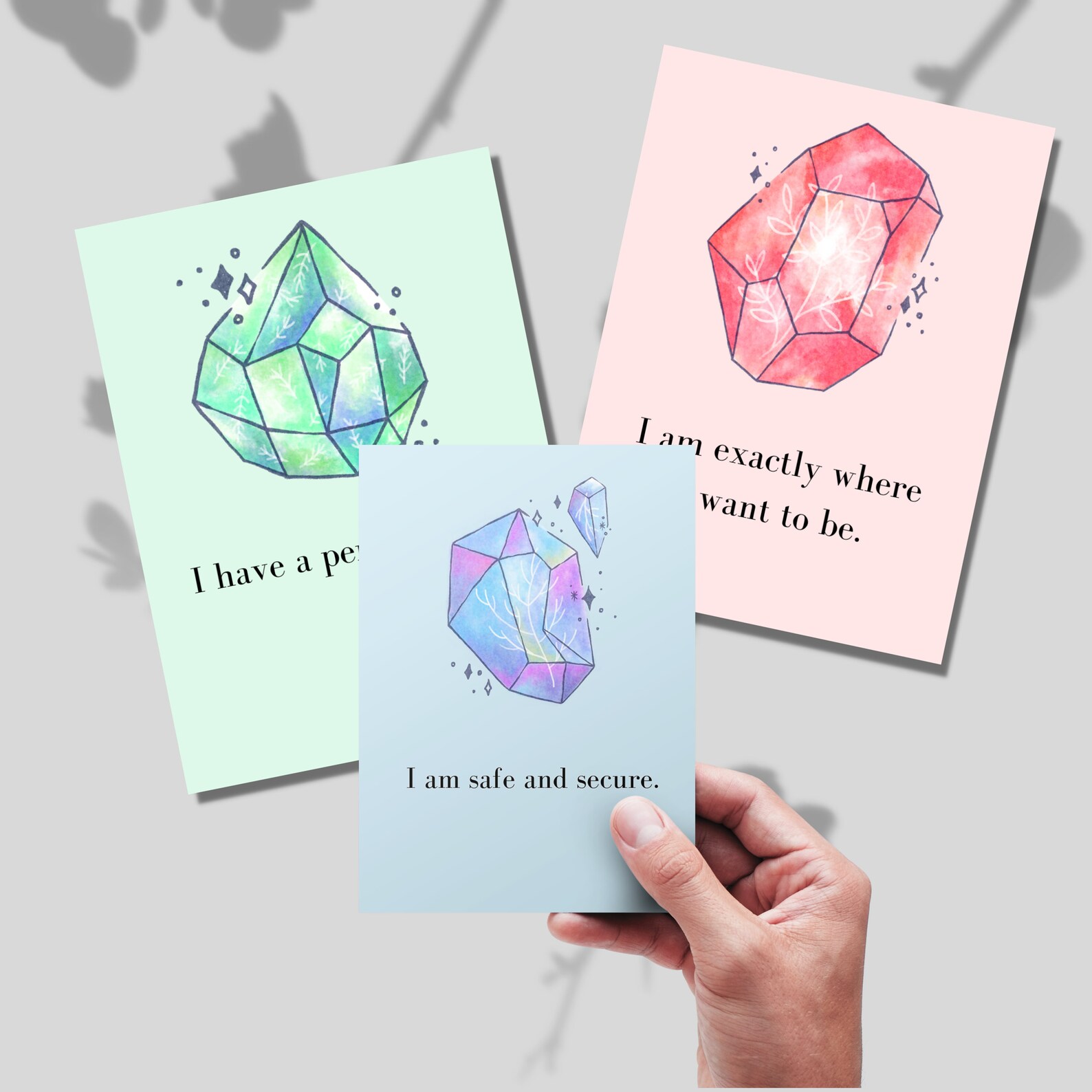 100 Daily Positive Affirmation Cards Digital Download - Etsy