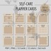 Pastel Self Care Planner Cards Planner Cards Printable - Etsy