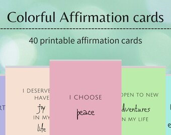 60 Morning Affirmation Cards Digital Download Good - Etsy