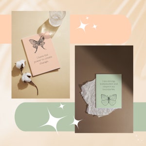 60 Affirmation Cards Digital Download, Mindfulness Affirmations Deck ...