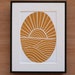 Shine | Original Linocut Print | Linoprint Sun | Linocut Sun Print ...