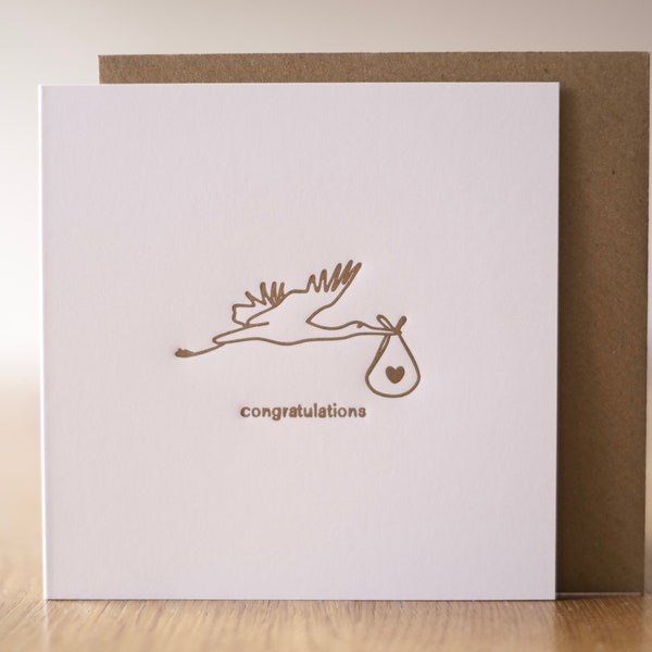 Handmade Baby Card - Etsy