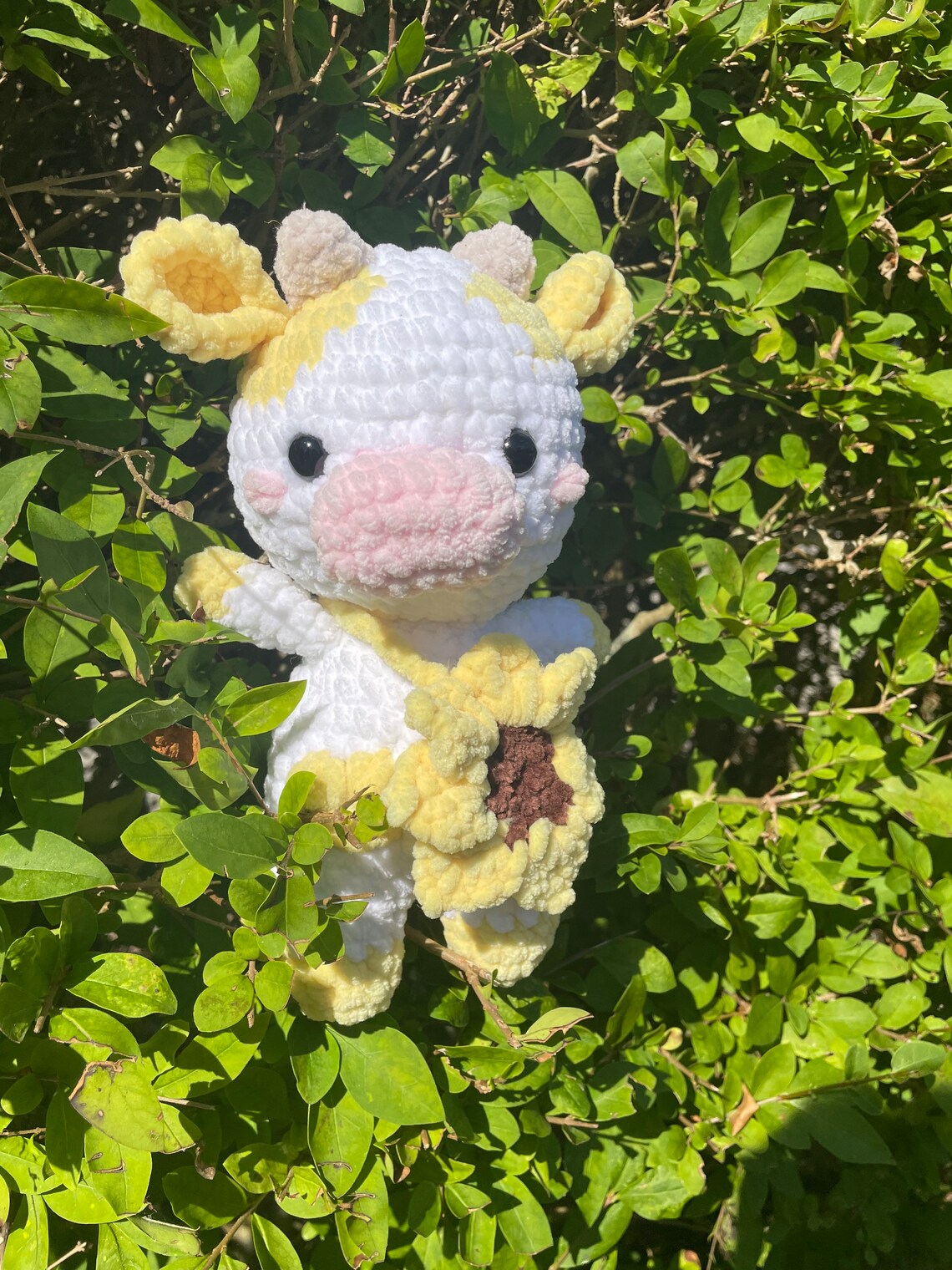 Sunflower Cow - Etsy