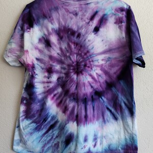 Purple Gravity Spiral Tie Dye T Shirt Customizable Women's 1XL - Etsy