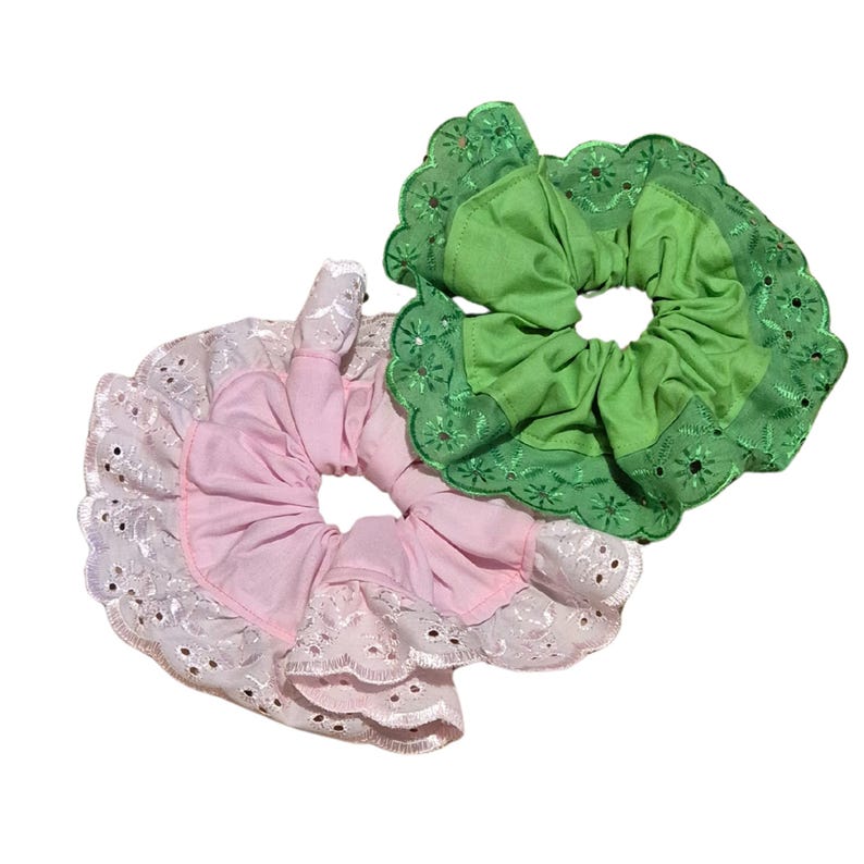Wicked Inspired Oversized Scrunchies: Double Pack. Glinda Elphaba. - Etsy