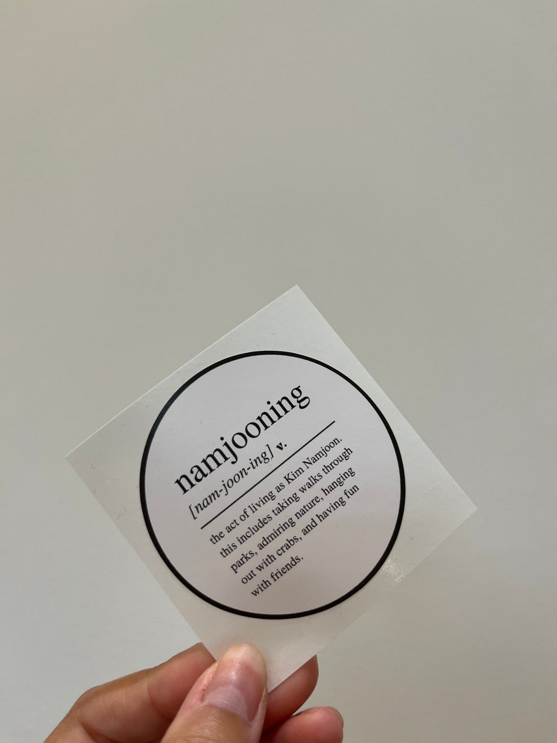 Namjooning Stickers BTS Stickers for Tumblers Waterproof - Etsy