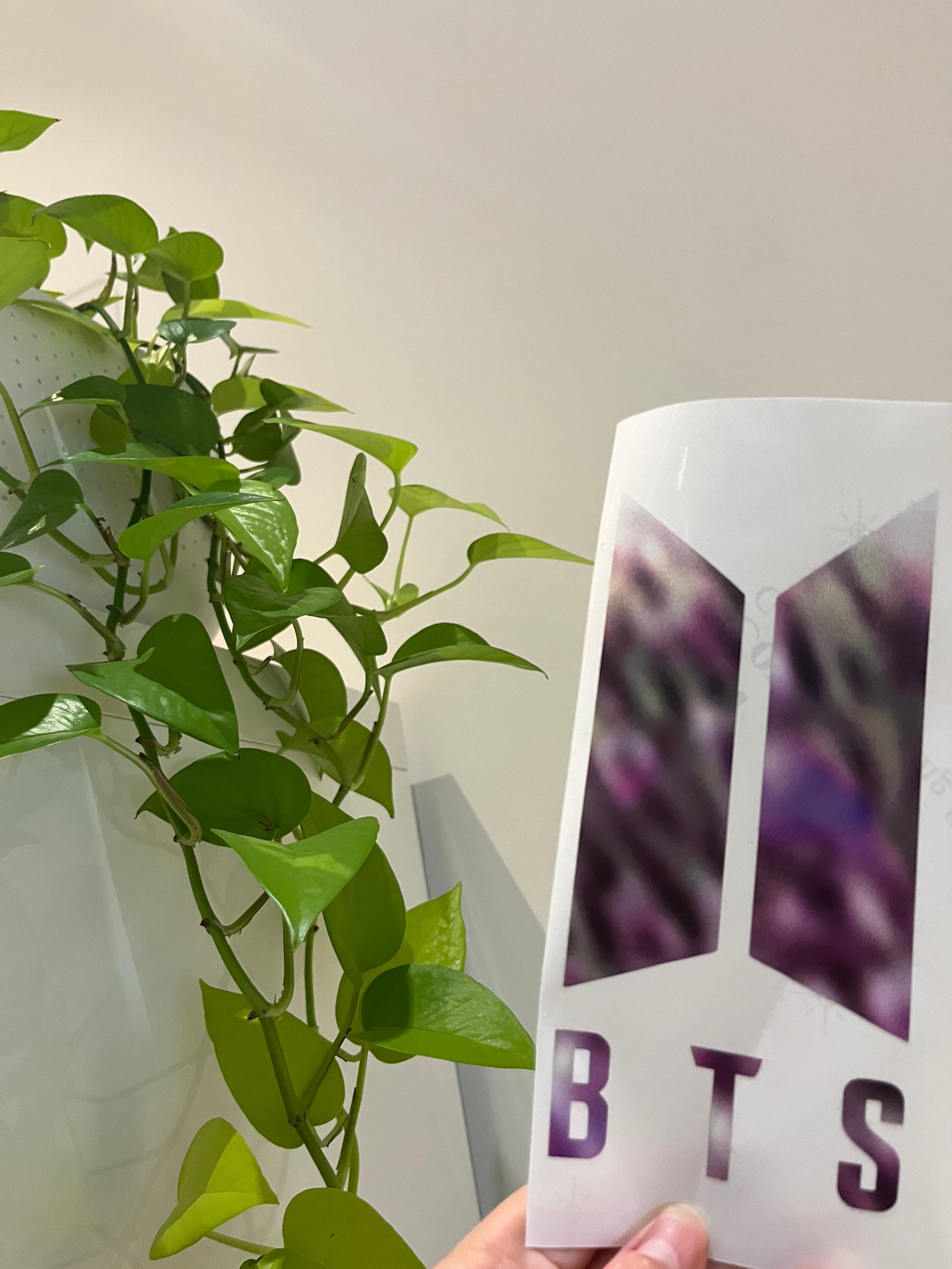 BTS Car Decal Logo Car Decals BTS Logo - Etsy Canada