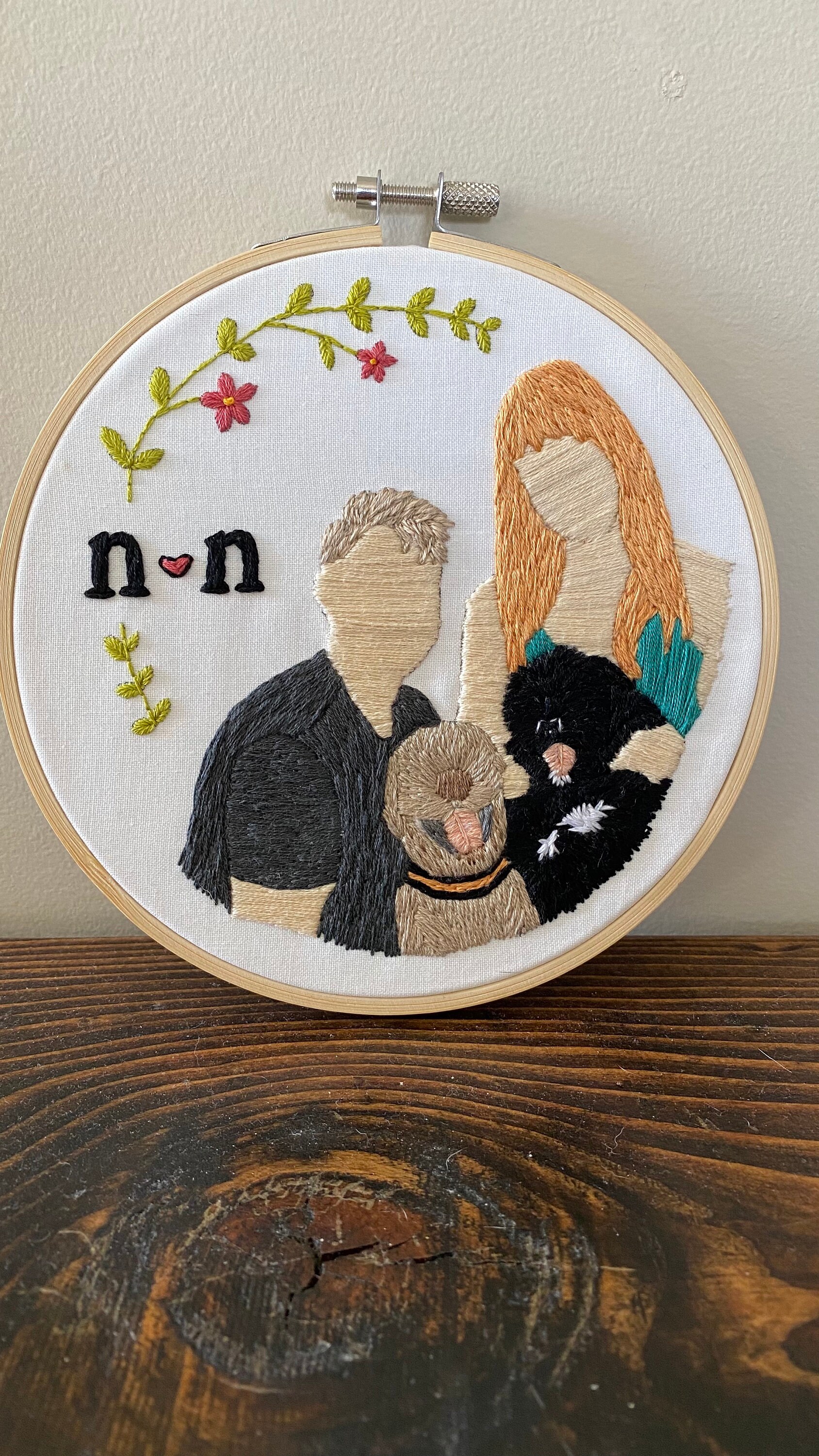 Custom Family Embroidery - Etsy