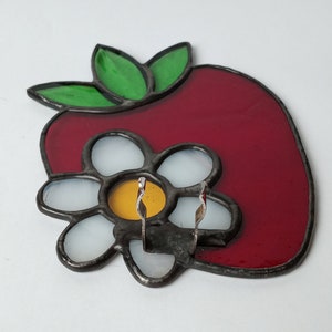 Strawberry Stained Glass Nightlight - Etsy