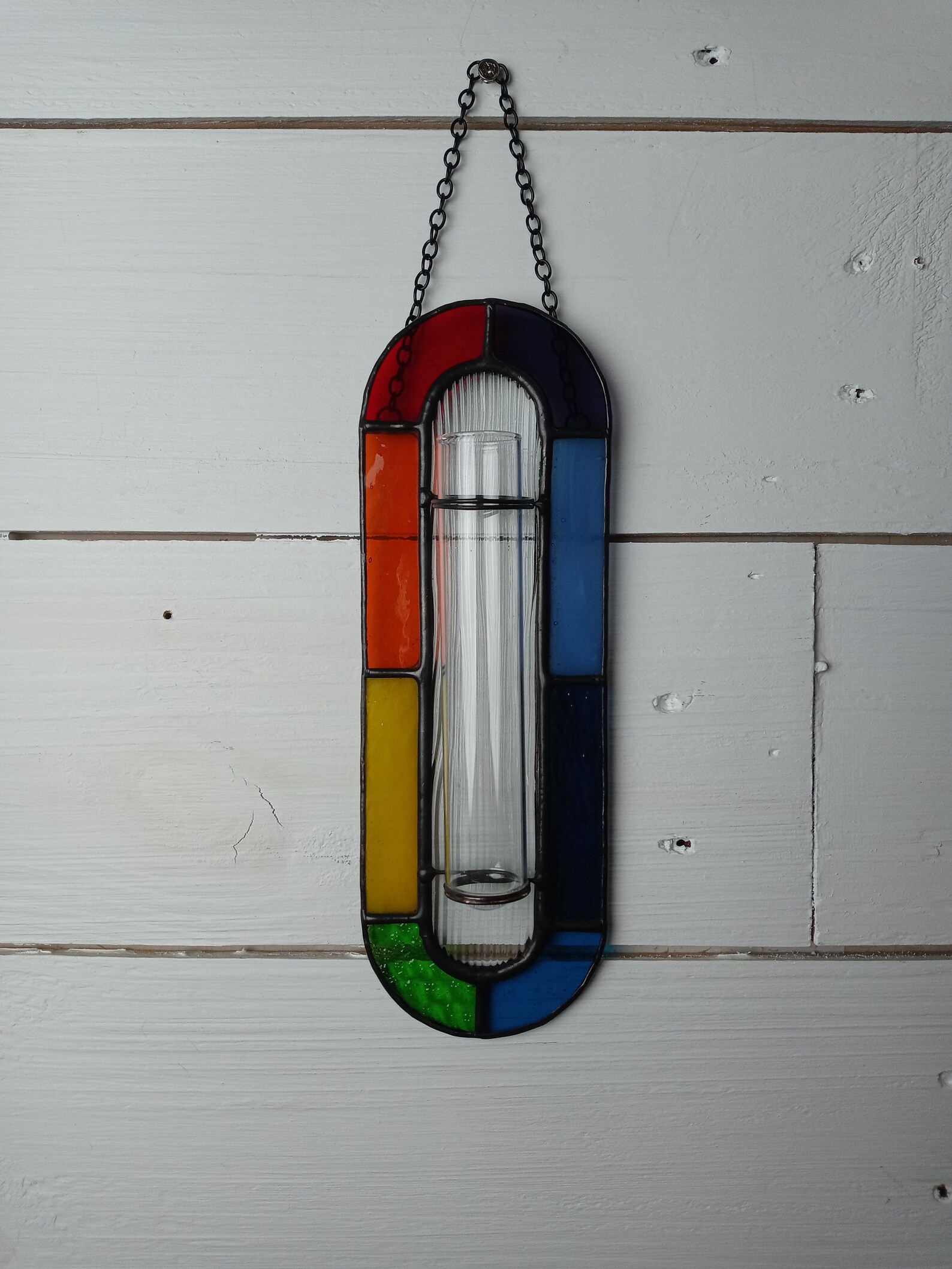 Hanging Stained Glass Plant Propagation/reed Diffuser - Etsy