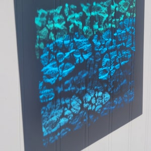 Water Ripple Stained Glass Framed Panel - Etsy