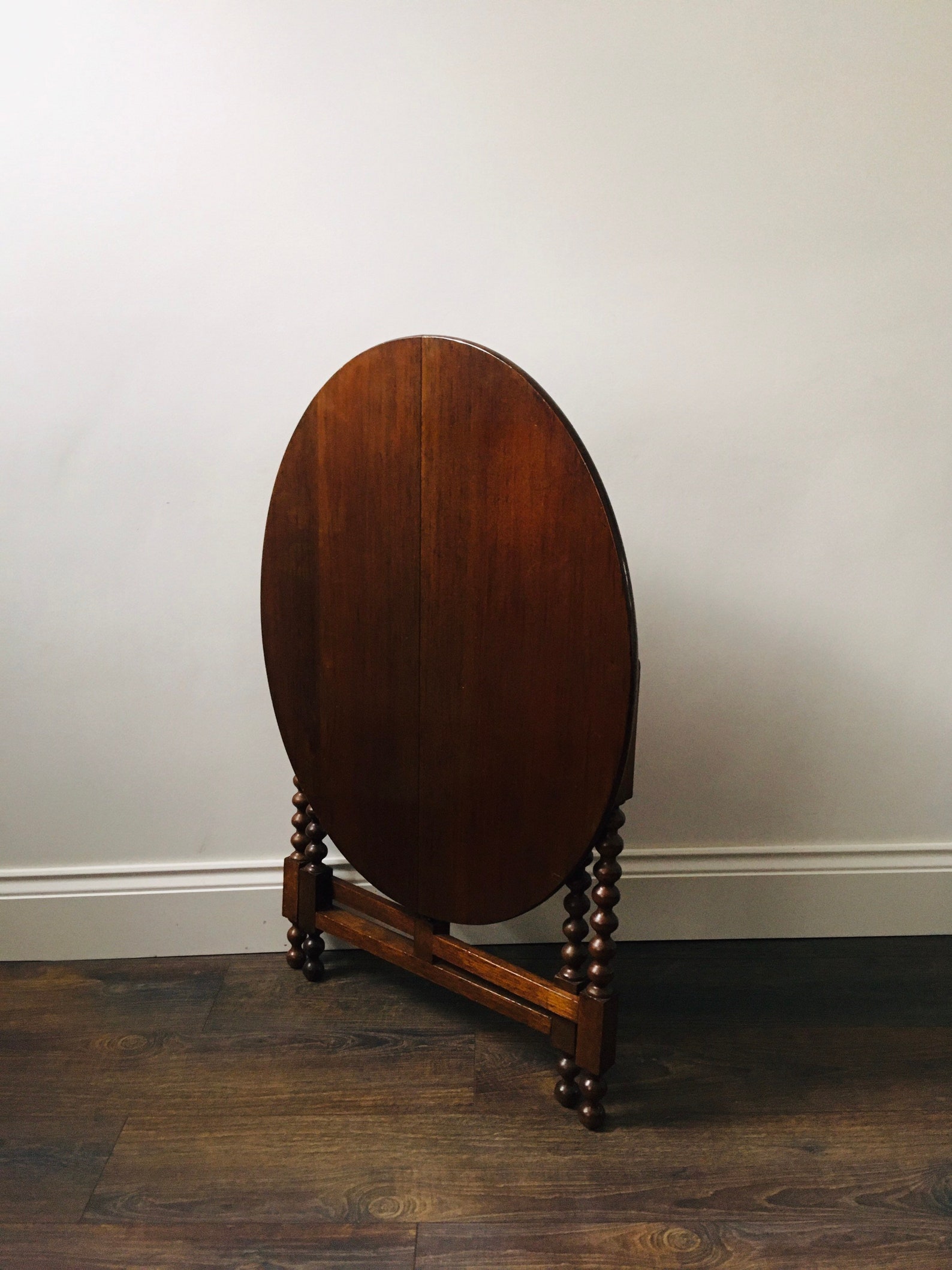 Antique Folding Bobbin Pin Leg Table - Etsy