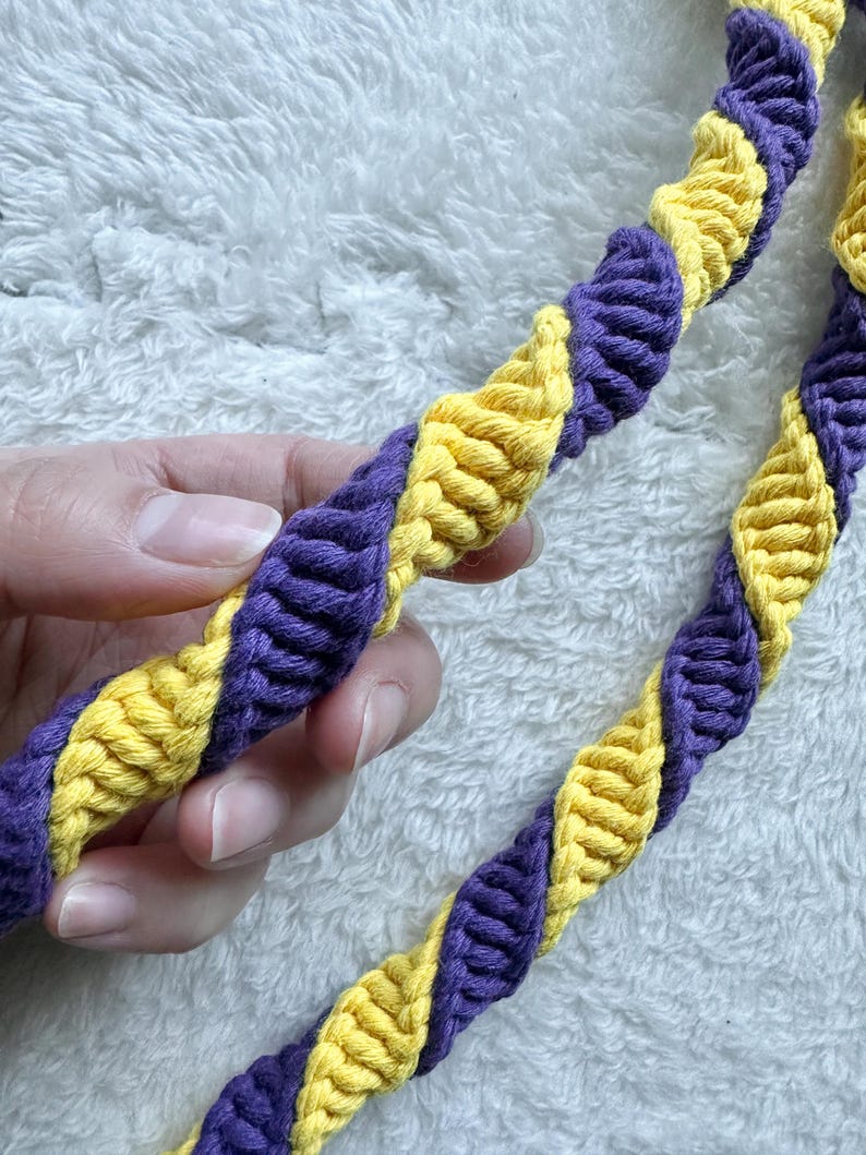 Macrame Graduation Twisted Rope | Grad Honor Cord | Graduation Lei ...