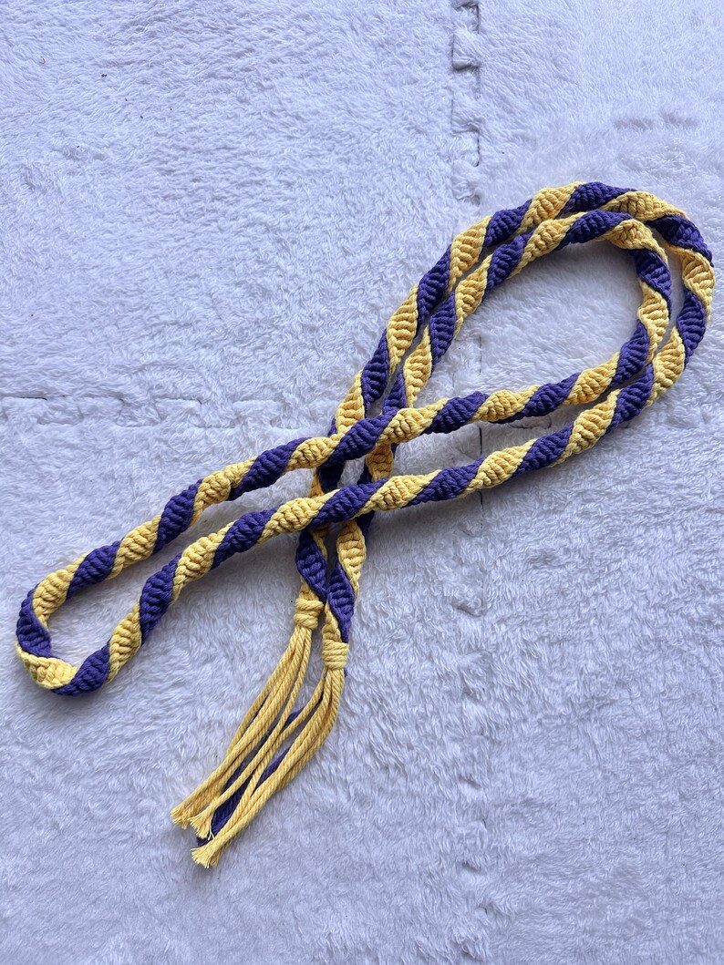 Macrame Graduation Twisted Rope | Grad Honor Cord | Graduation Lei ...