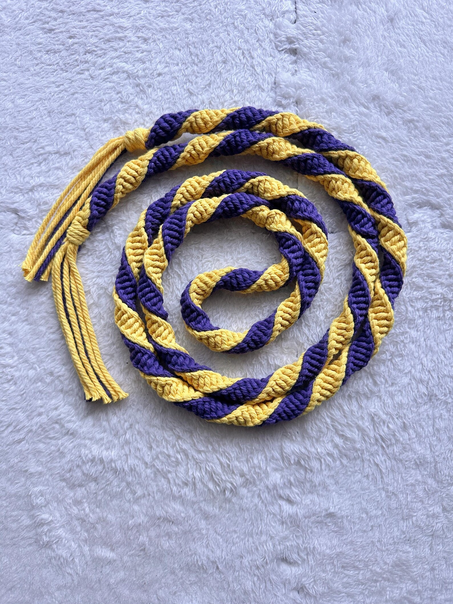 Macrame Graduation Twisted Rope | Grad Honor Cord | Graduation Lei ...