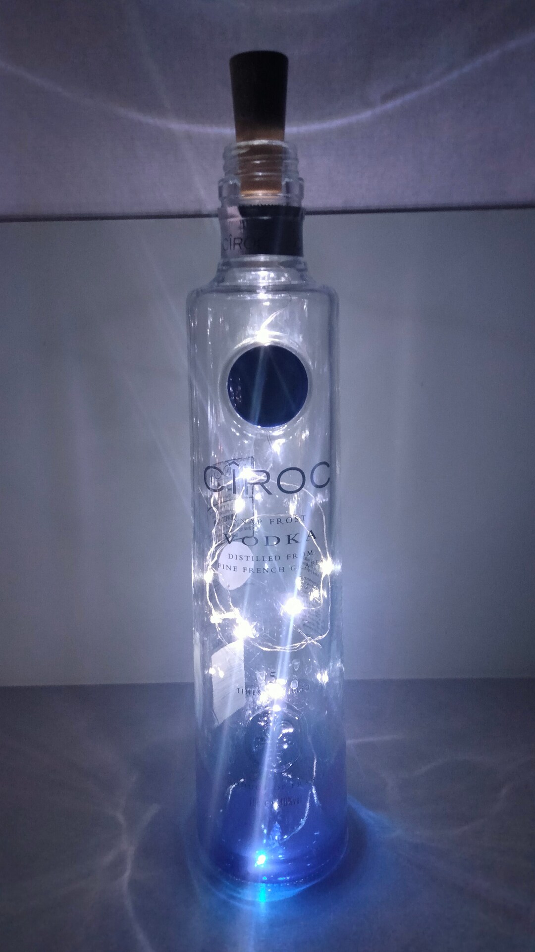 Decorative Ciroc Vodka Bottle With LED Lights - Etsy