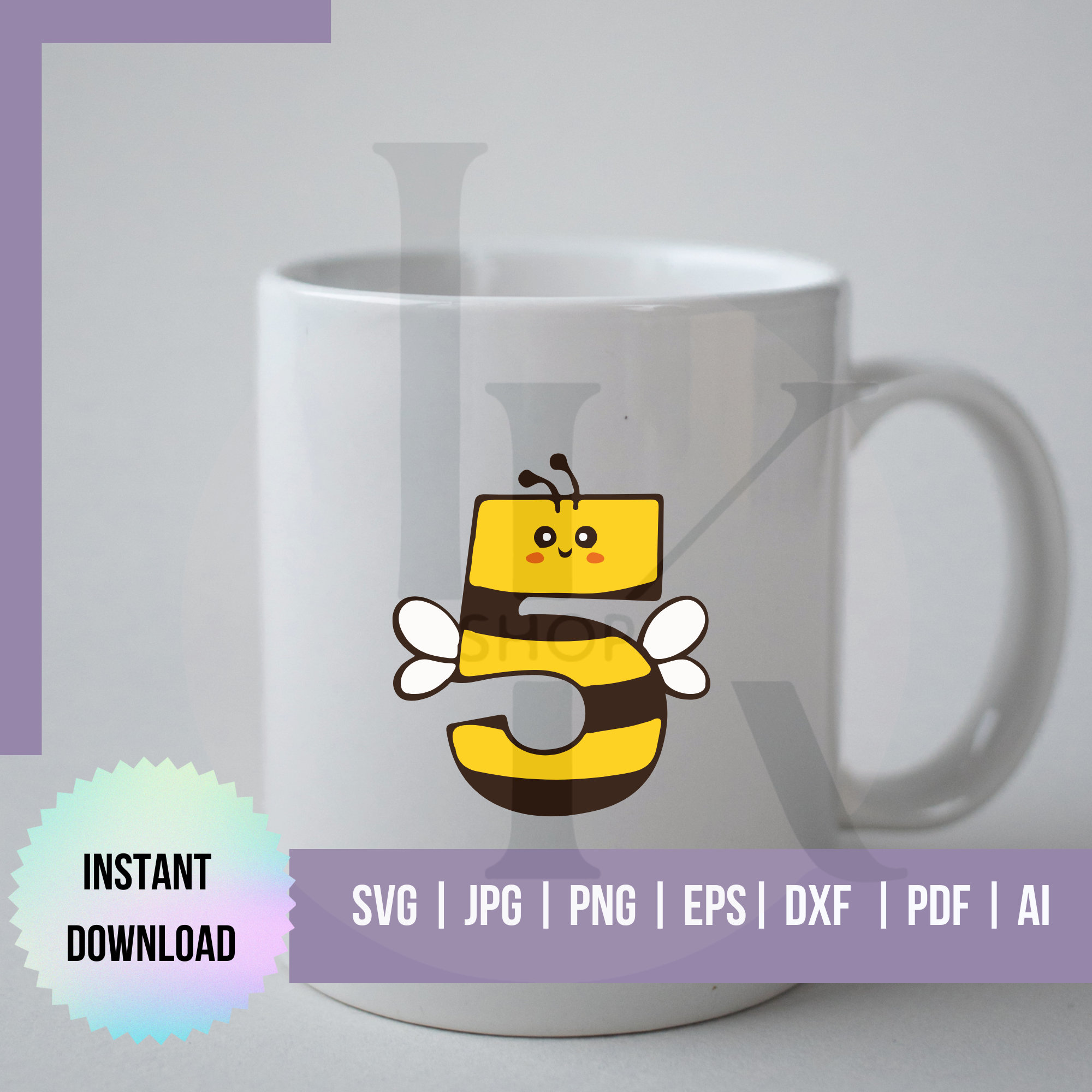 Numbers for Kids Birthday Bundle 0-9 Animal Bee Numbers for Cricut ...