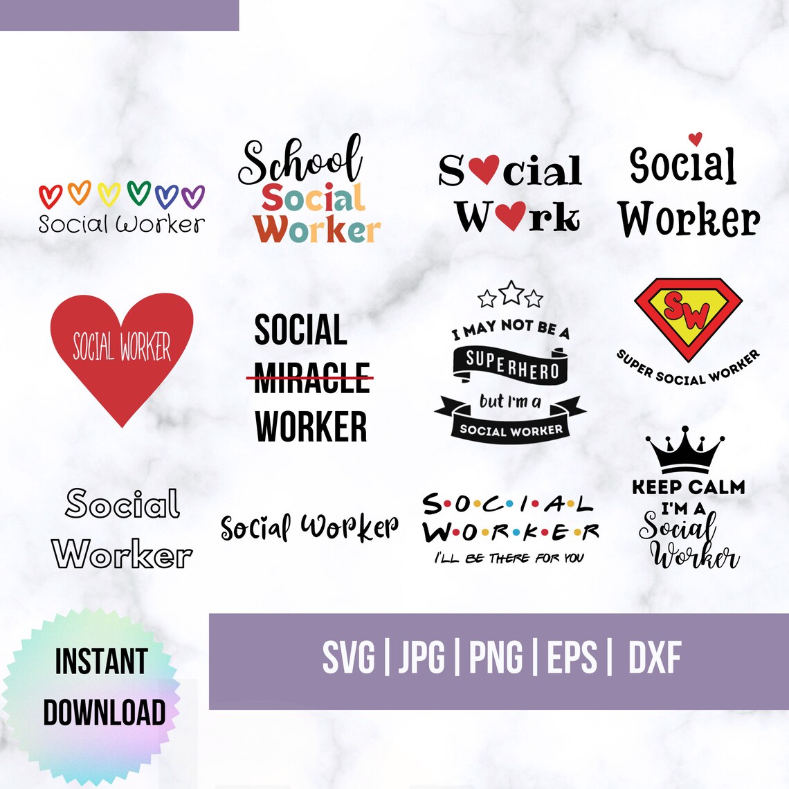 Social Work Svg Bundle, Social Worker Life Svg - Etsy