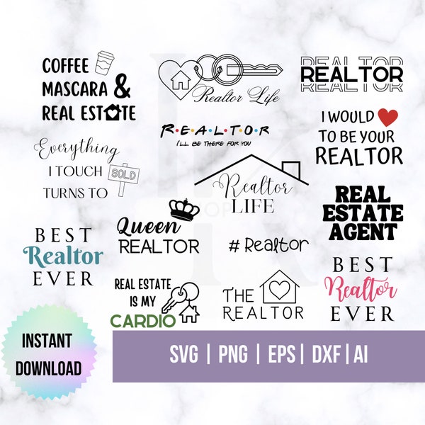 Realtor Svg - Etsy
