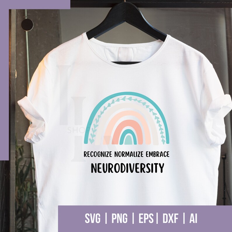 Embrace Neurodiversity Svg Neurodiversity is Beautiful Svg - Etsy