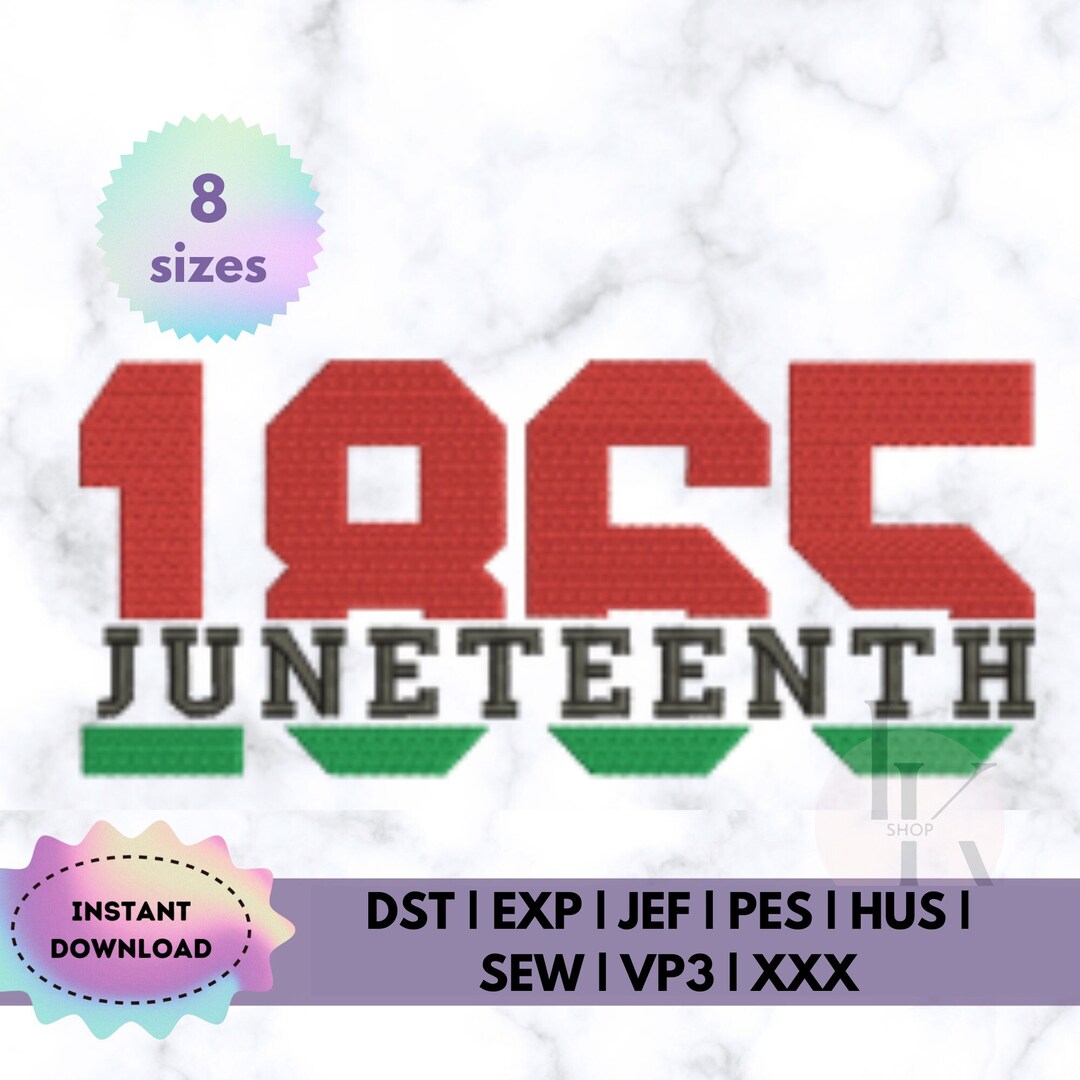 Juneteenth Embroidery Design Melanin Drip Embroidery Design Black ...