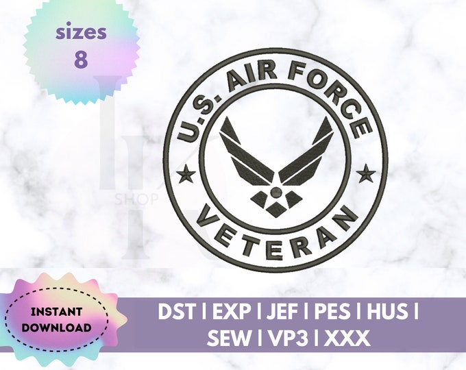 US Air Force Patches With Iron on and Velcro Fastener Backing, Retired ...
