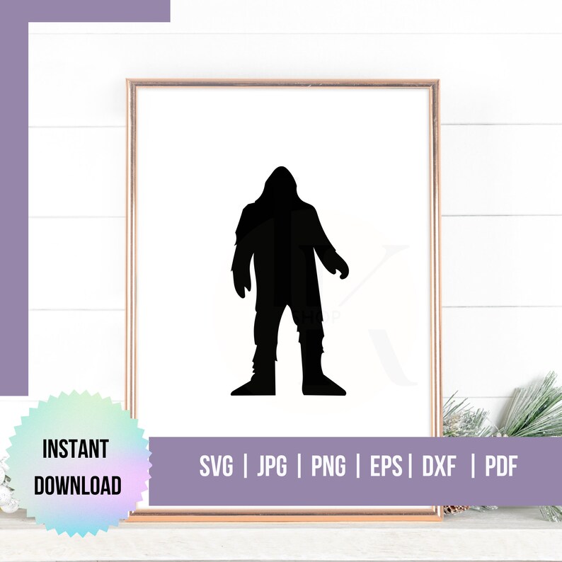Bigfoot Svg Bundle, Big Foot Yeti Design Silhouette, Eps, Dxf, Ai, Png ...
