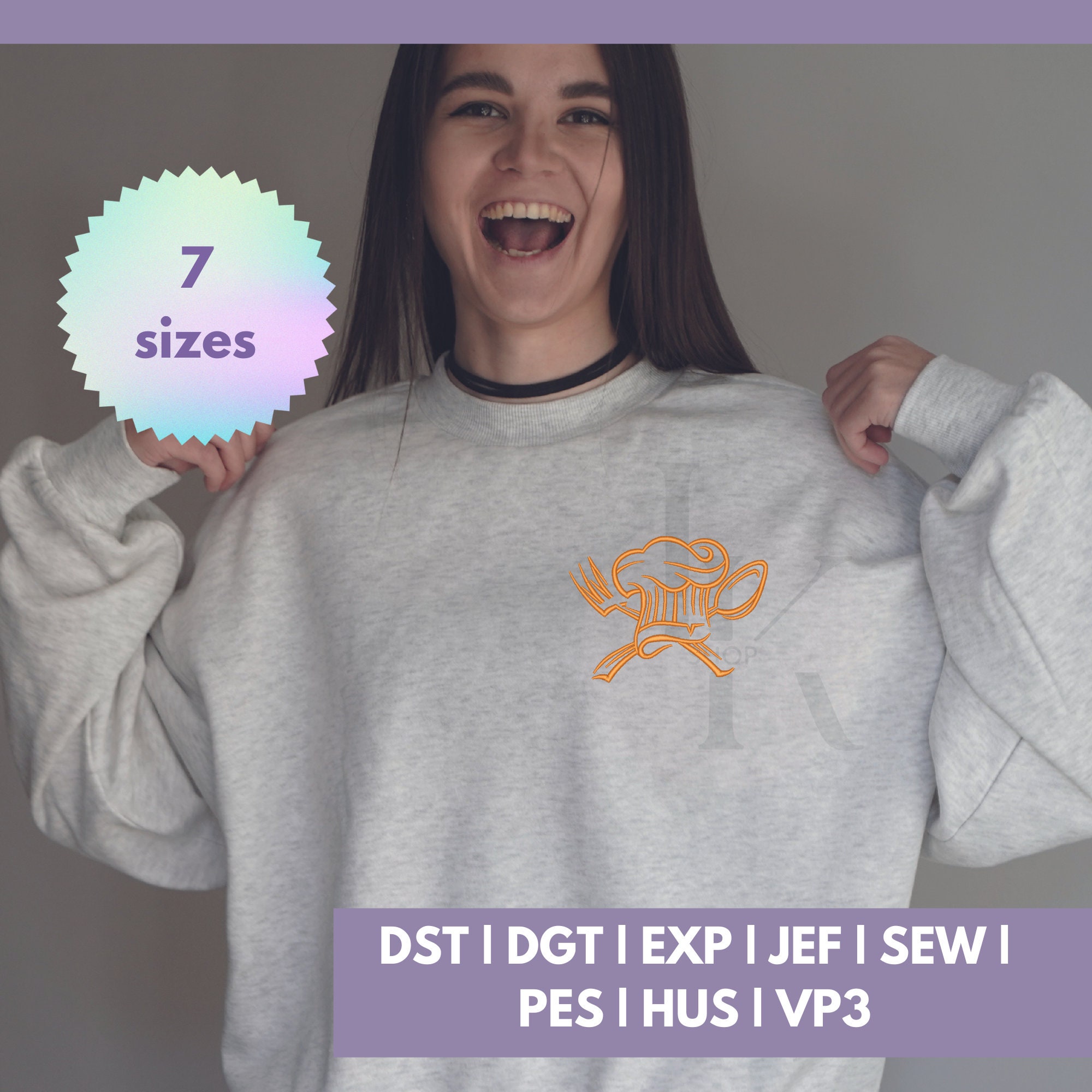 Kitchen Embroidery Machine Designs Pes Cooking Instant Digital Download ...