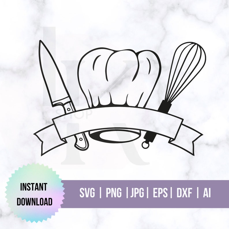 Chef Tools Svg Cooking Tools Svg Chef Logo Svg Restaurant - Etsy