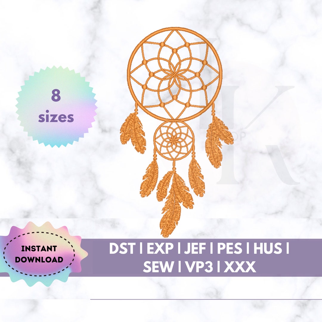 Dream Catcher Machine Embroidery Design Instant Download - Etsy