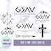 God is Greater Than the Highs and Lows SVG Bundle DXF File Cut File God ...