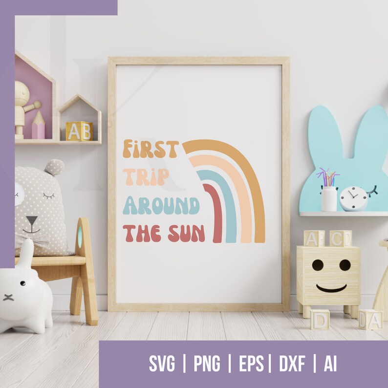 First Trip Around The Sun Svg Bundle 1st Birthday Svg First Birthday