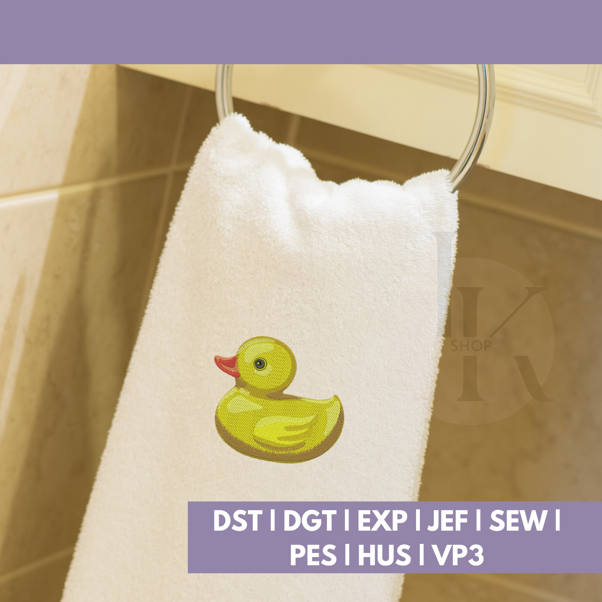 Yellow Rubber Duck Embroidery Designs Duck Machine Embroidery - Etsy