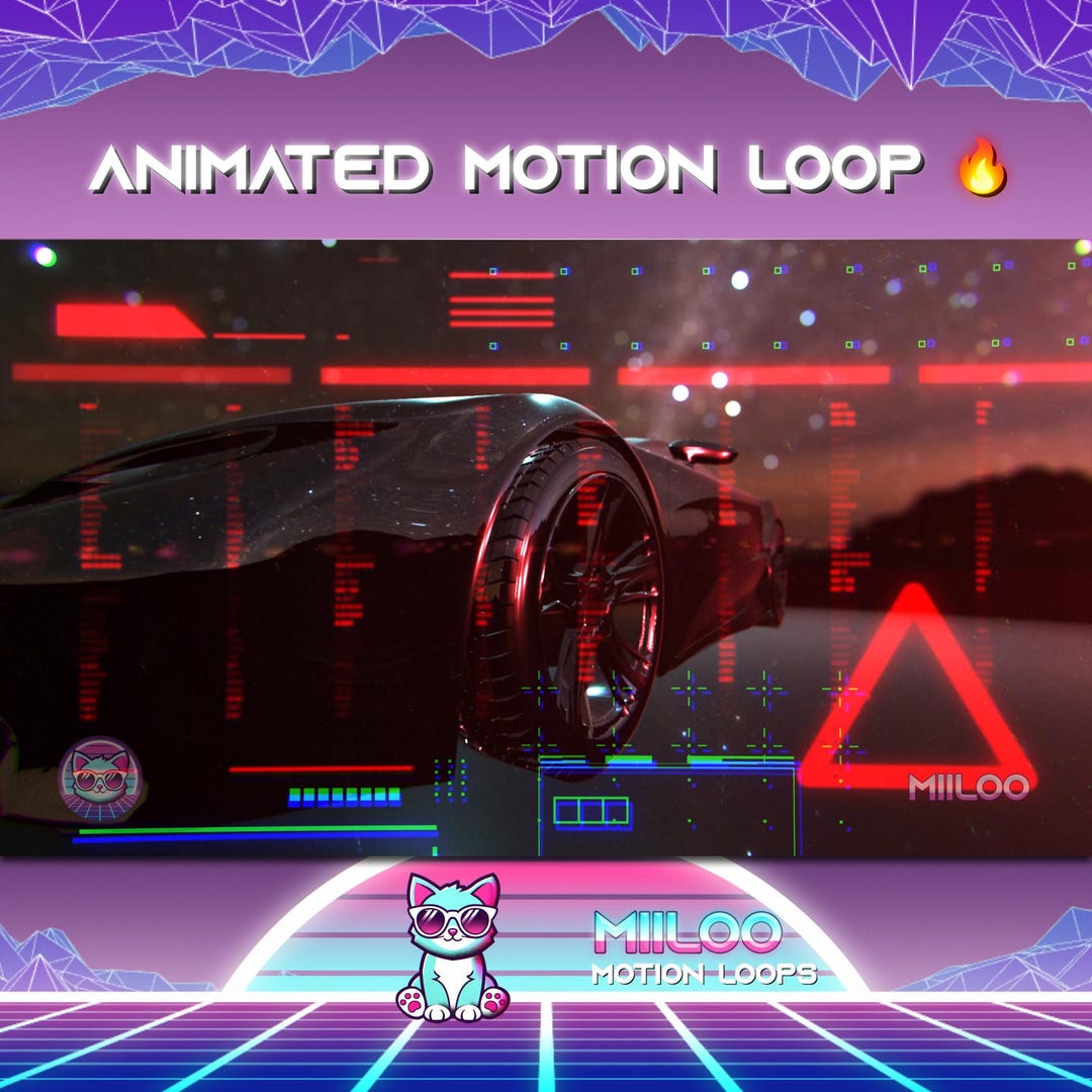 Cyberpunk Tactical HUD – Futuristic Car Interface Animation (4K Loop ...