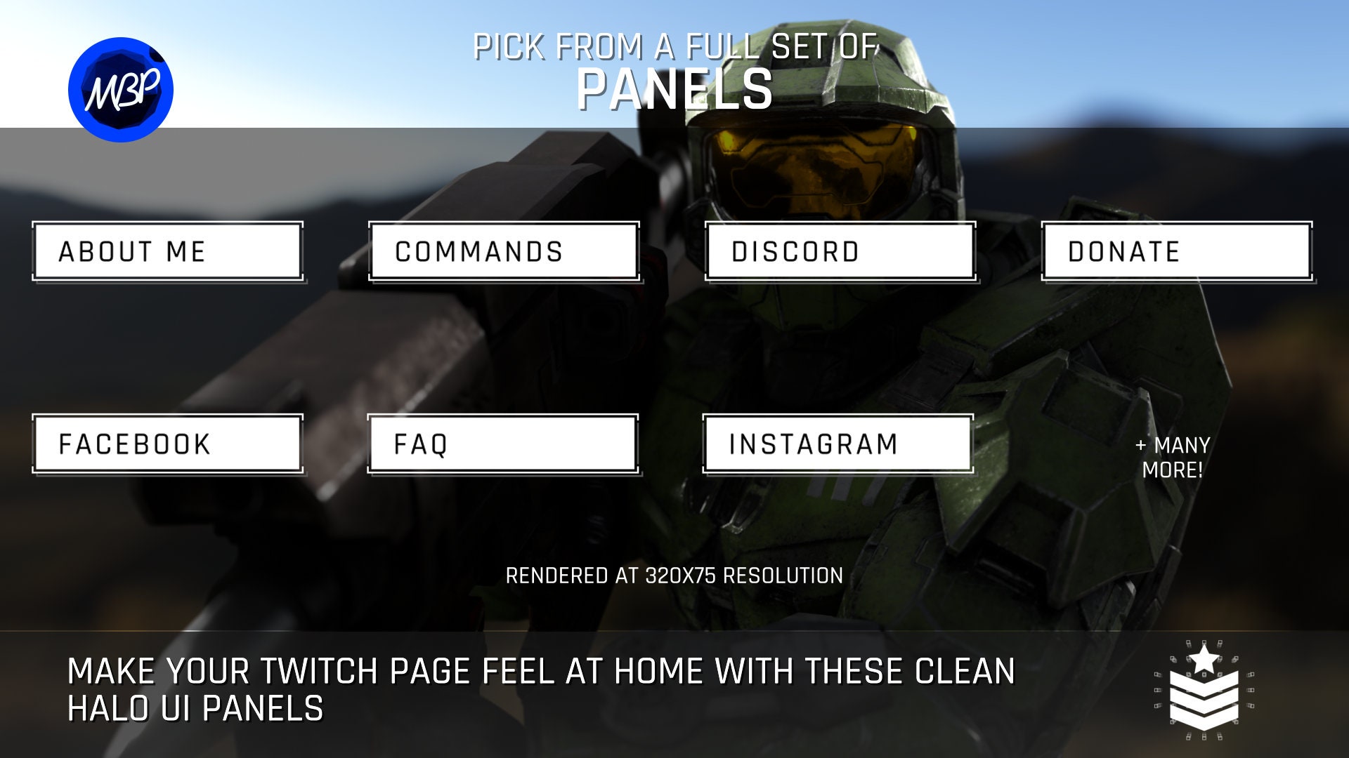 Halo INFINITE Video Game and TV Show Themed Stream Package for Twitch ...
