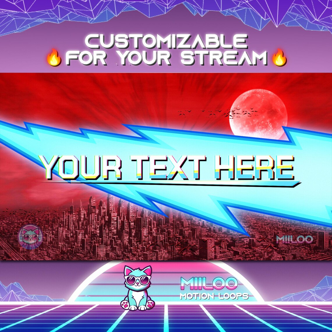Customizable Stream Overlay | 1920x1080 | 60FPS Animated | Marvel ...
