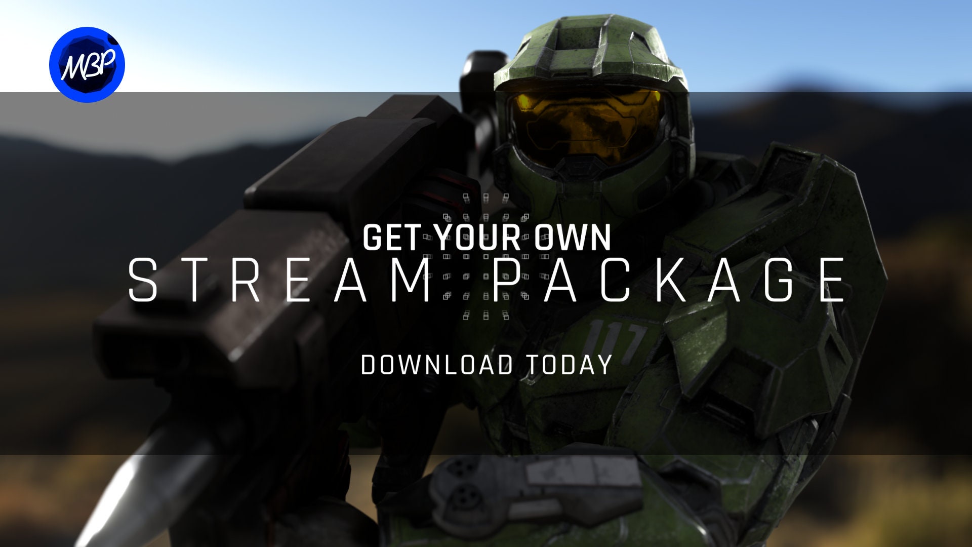 Halo INFINITE Video Game and TV Show Themed Stream Package for Twitch ...