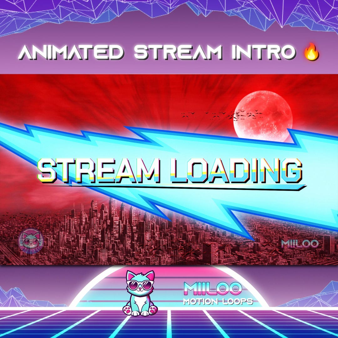 Stream Loading Screen | 1920x1080 | 60FPS Animated Overlay | Marvel ...