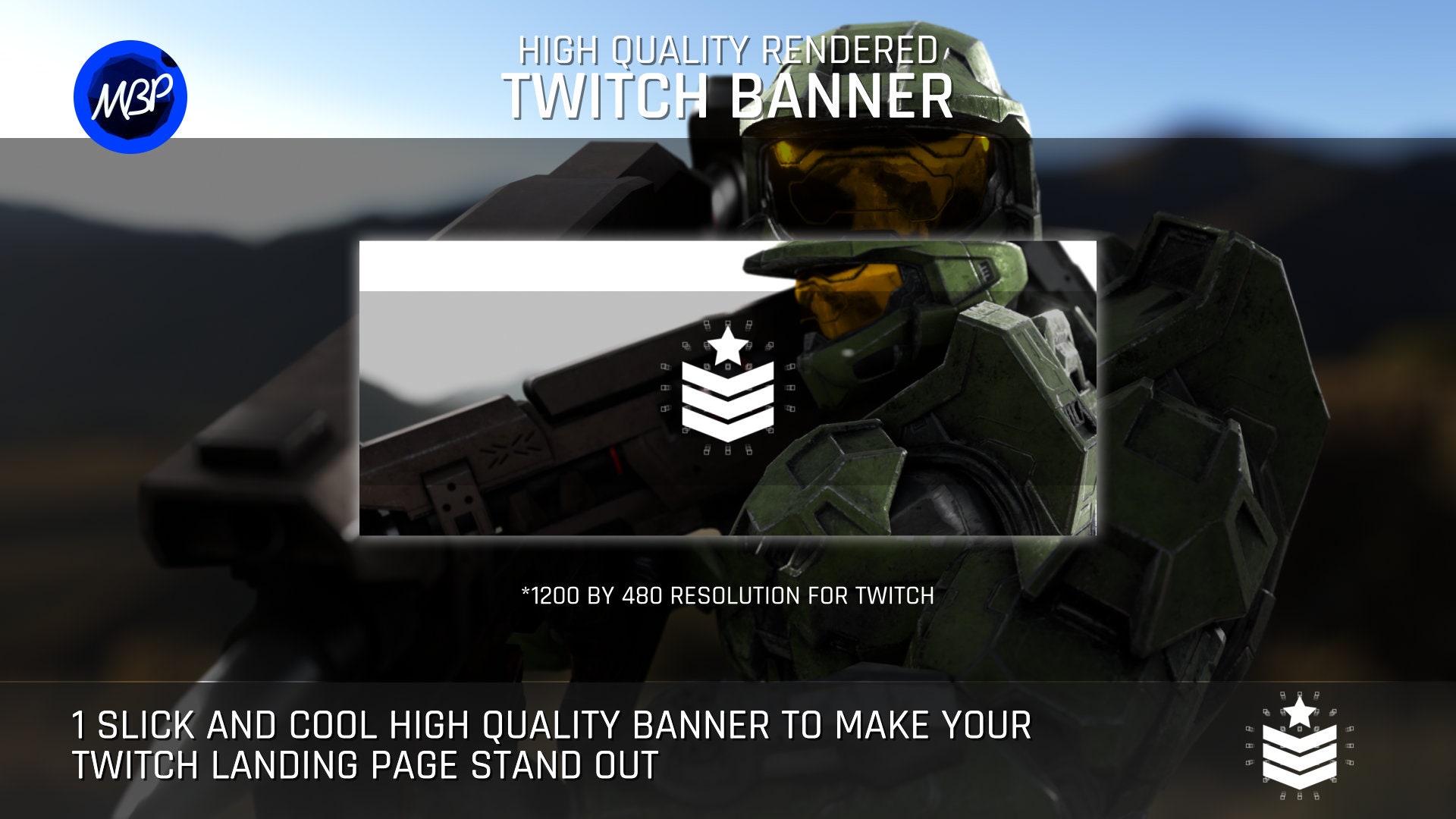 Halo INFINITE Video Game and TV Show Themed Stream Package for Twitch ...