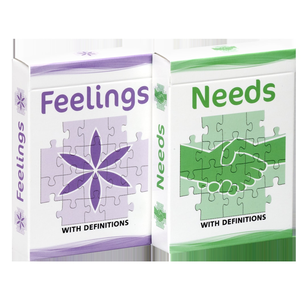 Definitions Edition: the Empathy Set (feelings and Needs Flash Cards ...