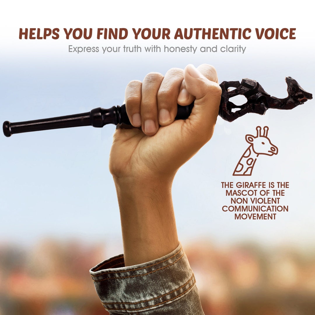 Giraffe NVC Talking Stick: Powerful Communication Tool for Balanced ...