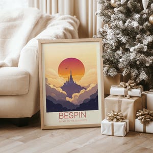 NEW! Star Wars Travel Poster, 4 Prints of Star Wars, Bespin, Endor ...