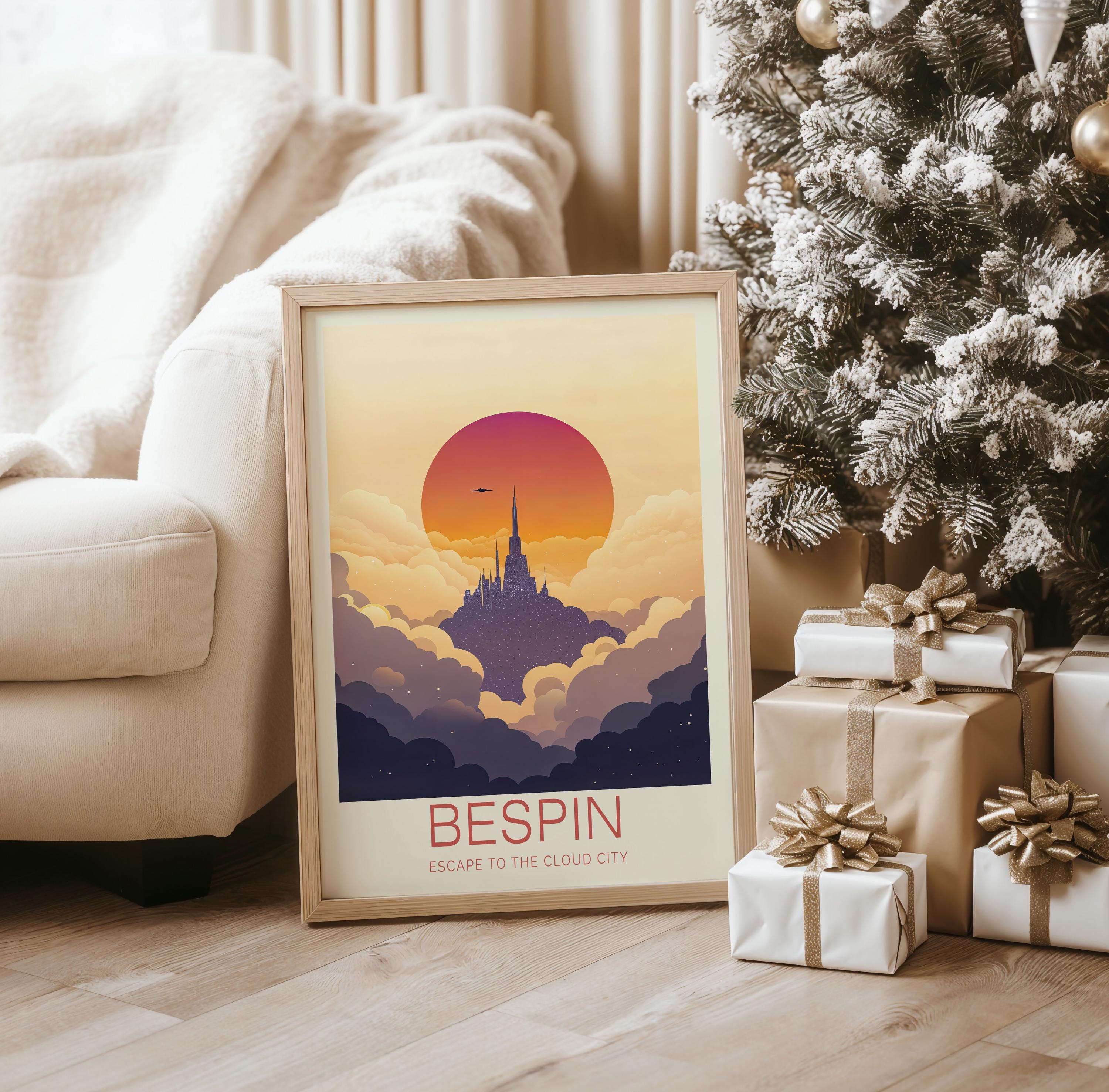 NEW! Star Wars Travel Poster, 4 Prints of Star Wars, Bespin, Endor ...