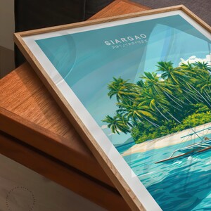 Siargao Island Philippines Travel Poster, Philippines Wall Art, Siargao ...