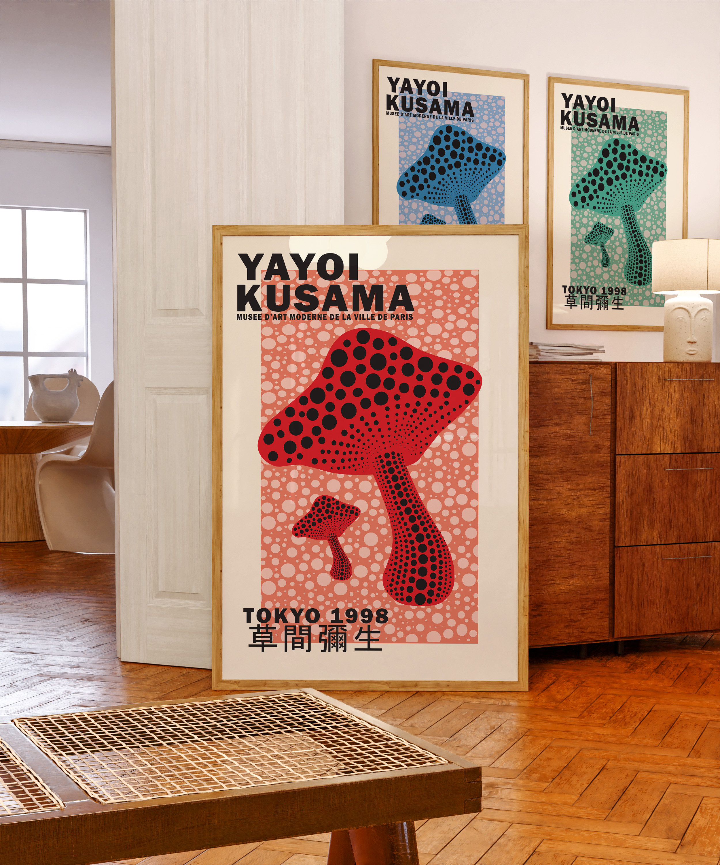 Yayoi Kusama Prints, Yayoi Kusama Mushroom, Yayoi Kusama Poster sold by ...