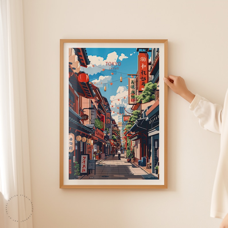 Tokyo Japan Print, Japan Tokyo Wall Art, Japanese City Decor, Tokyo ...