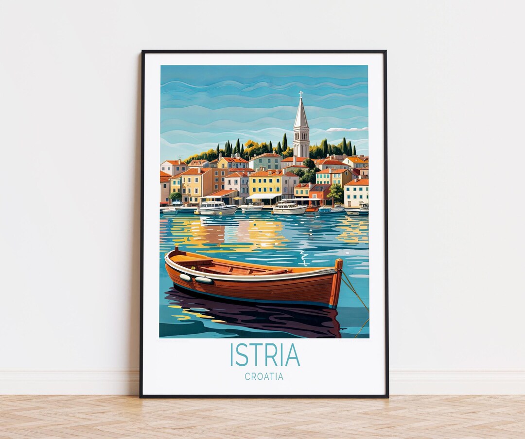 Istria Croatia Travel Poster, Croatia Wall Art, Istria Print, Home ...